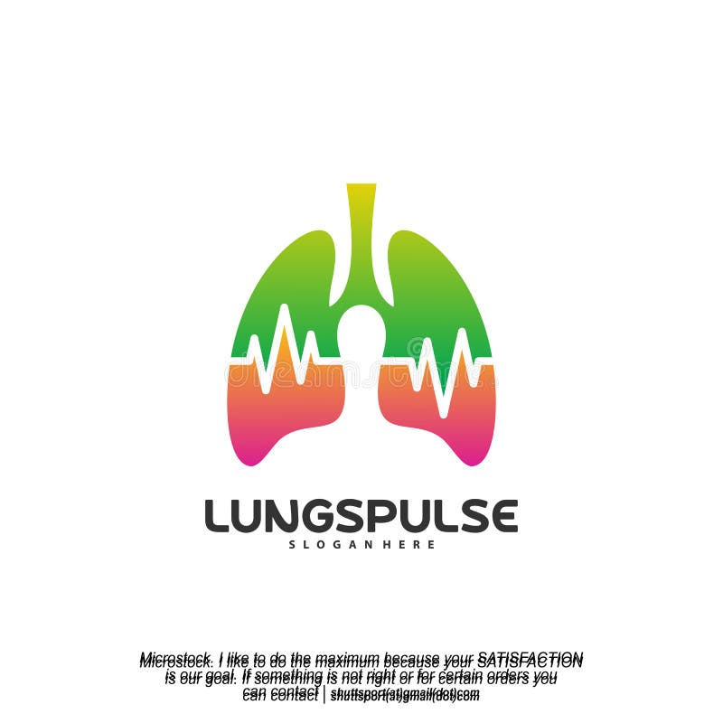 Lungs Pulse Logo Designs Concept Vector, Health Lungs Logo Designs ...