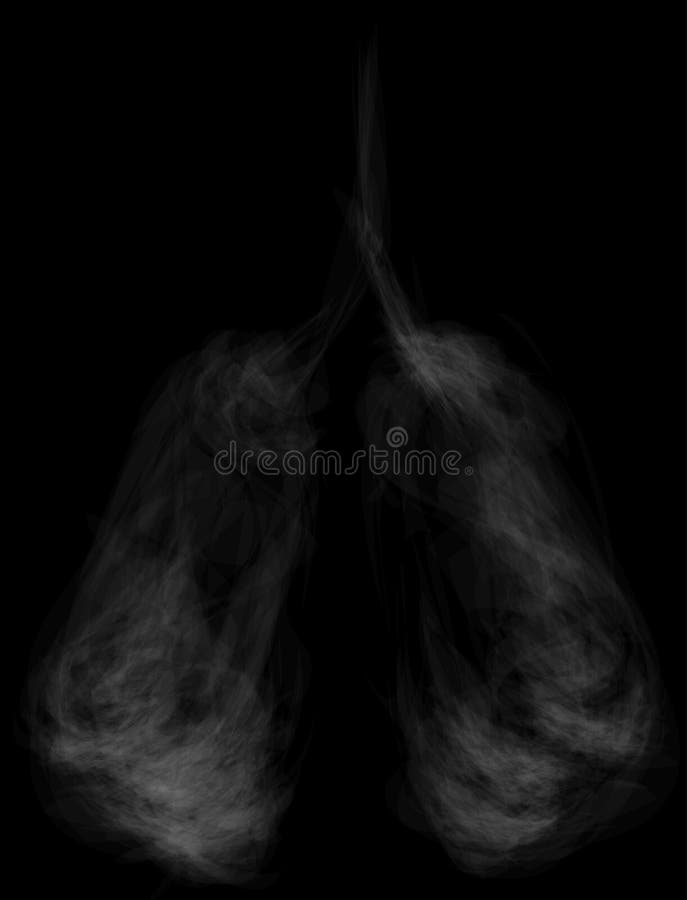 Lungs from smoke stock illustration. Illustration of pattern - 29519020