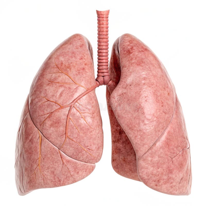 Lungs on Transparent Background Stock Illustration - Illustration of ...