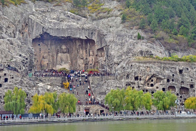 Luoyang China - November 6 2024 : Longmen Grottoes Editorial Photo ...