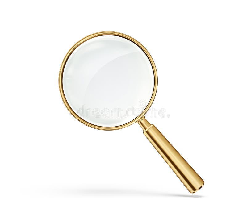 Lupa stock de ilustración. Ilustración de concepto, lente - 123991258