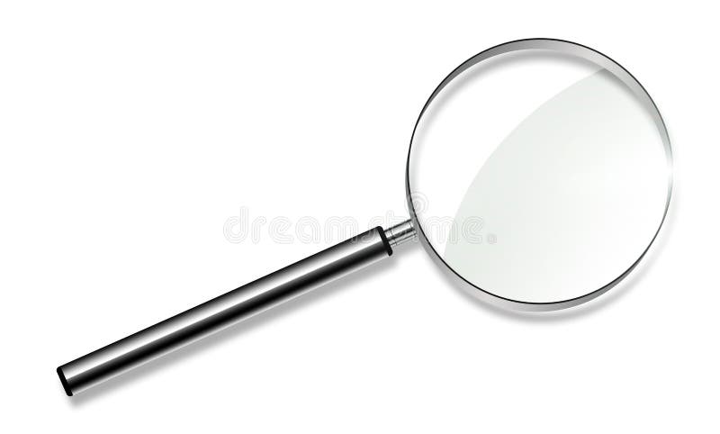 Perro Detective Que Sostiene Una Lupa Ilustración del Vector ...