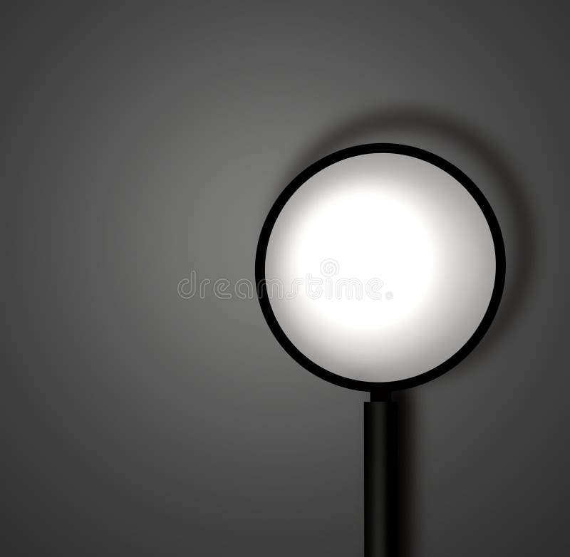 Lupa stock de ilustración. Ilustración de comunicaciones - 4611093