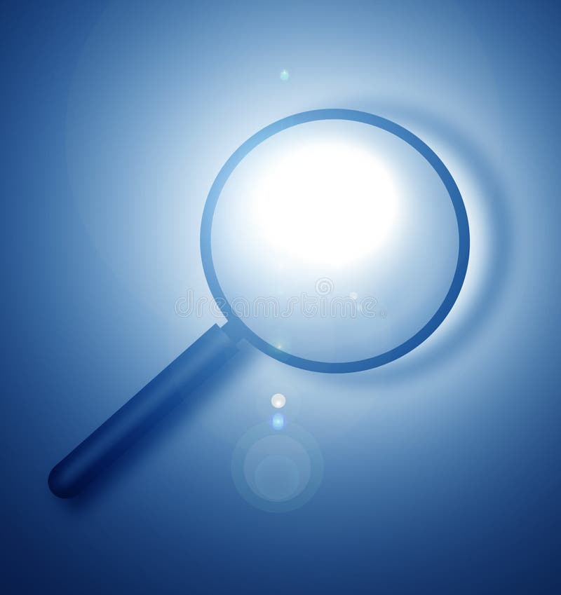 Lupa stock de ilustración. Ilustración de detective, mirando - 5190079