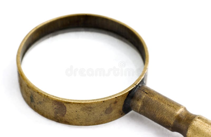 Lupa antigua foto de archivo. Imagen de lupa, agrandamiento - 398584