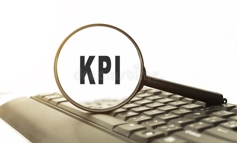 Lupa Con Texto Kpi Sobre Madera Foto de archivo - Imagen de madera ...