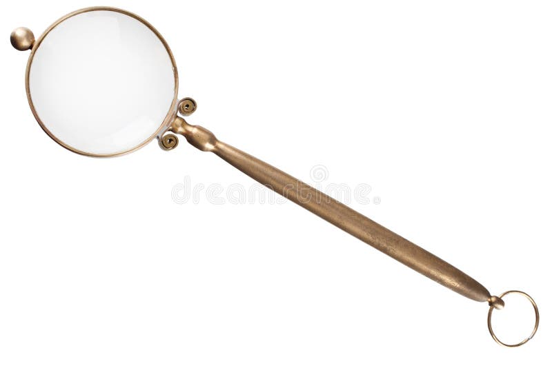 Lupa retro vintage imagen de archivo. Imagen de lente - 258570151