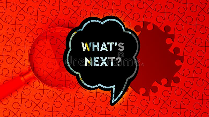 Lupa y lo que sigue ? stock de ilustración. Ilustración de modelo ...