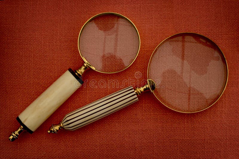 Lupas del vintage imagen de archivo. Imagen de objeto - 100418751