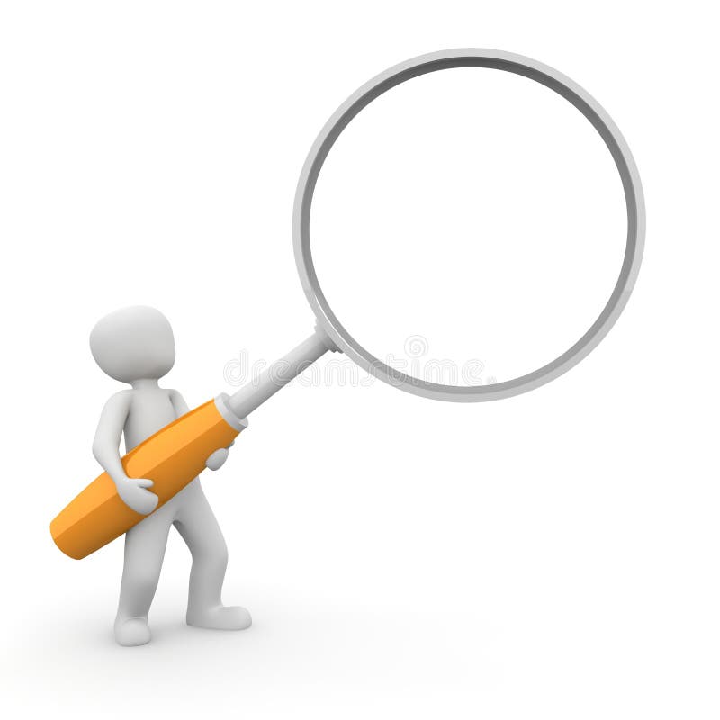 Lupe stock abbildung. Illustration von objektiv, blick - 31458140