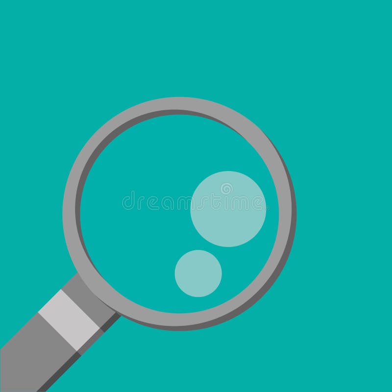 Lupe Design. Media Icon. Flat Illustration Stock Illustration ...