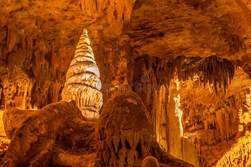 Luray Caverns stock photo. Image of luray, golden, cave - 38178324