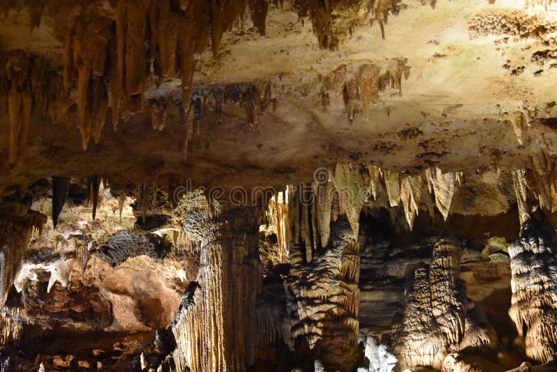 Luray Caverns in Luray, Virginia Stock Image - Image of reflection ...