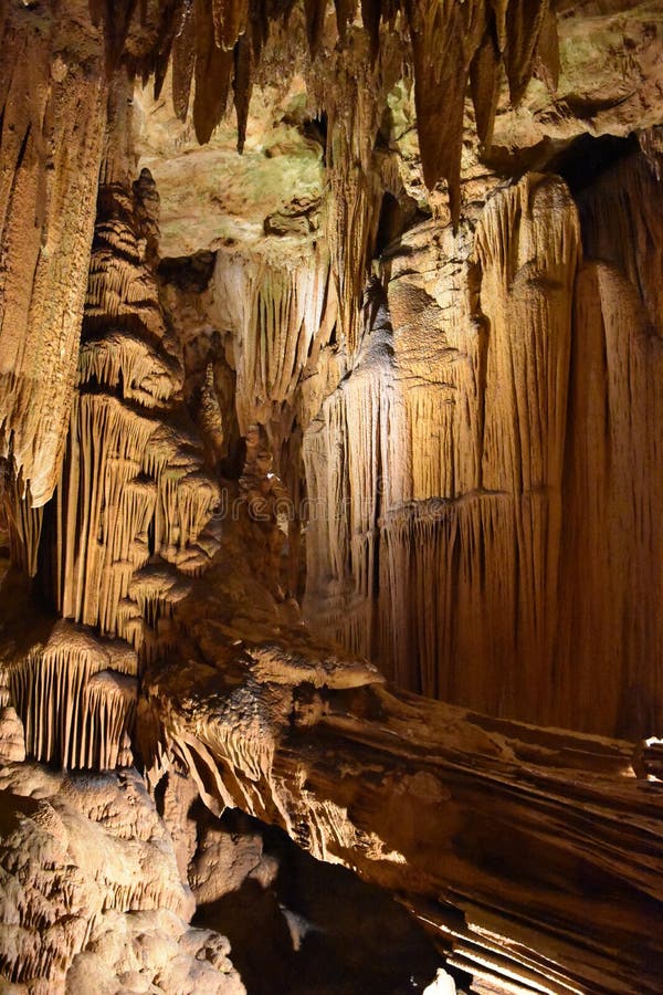Luray Caverns in Luray, Virginia Stock Image - Image of luray, texture ...