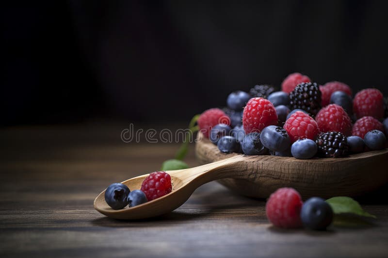 Luscious Berry Delight stock illustration. Illustration of culinary ...