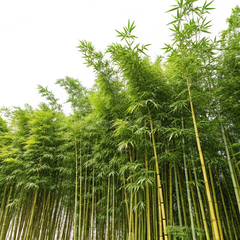Lush bamboo forest stock illustration. Illustration of serene - 357820391
