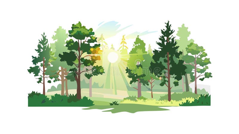 Dense Forest Border Stock Illustrations – 1,355 Dense Forest Border ...