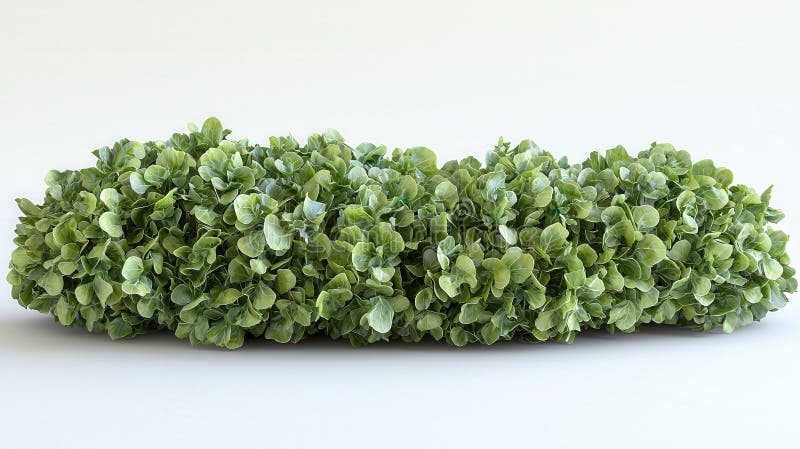 Lush Green Bush 3D Model Render Stock Illustration - Illustration of ...