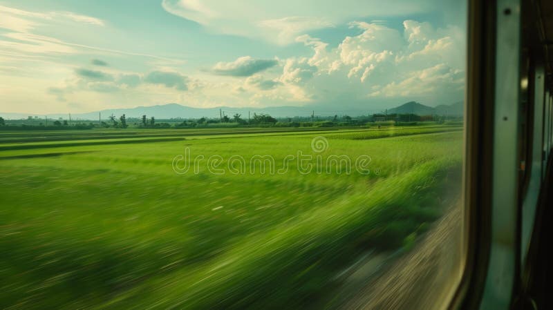 Rushing Train Lush Countryside Stock Photos - Free & Royalty-Free Stock ...