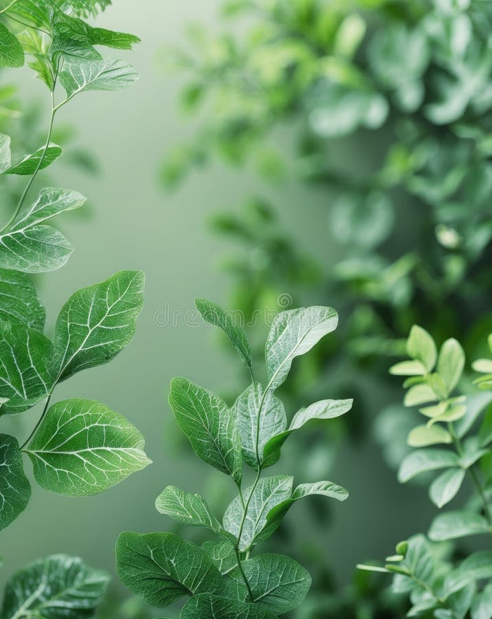 Lush Green Foliage Natural Leaf Texture Greenery Background Stock Photo ...