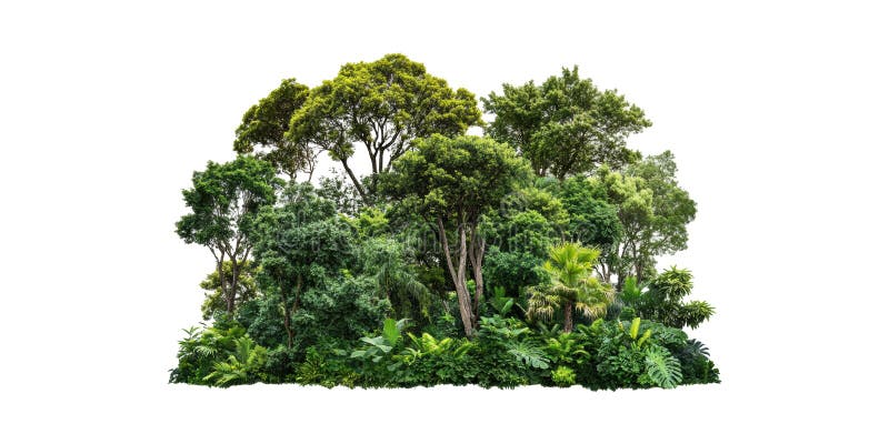 Lush Green Forest Canopy. Nature and Environmental Conservation ...