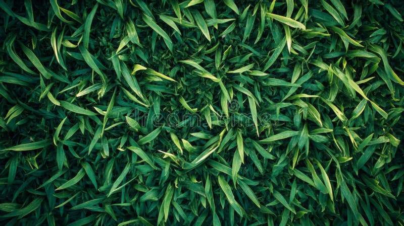 Lush Green Grass Texture Background Stock Illustration - Illustration ...