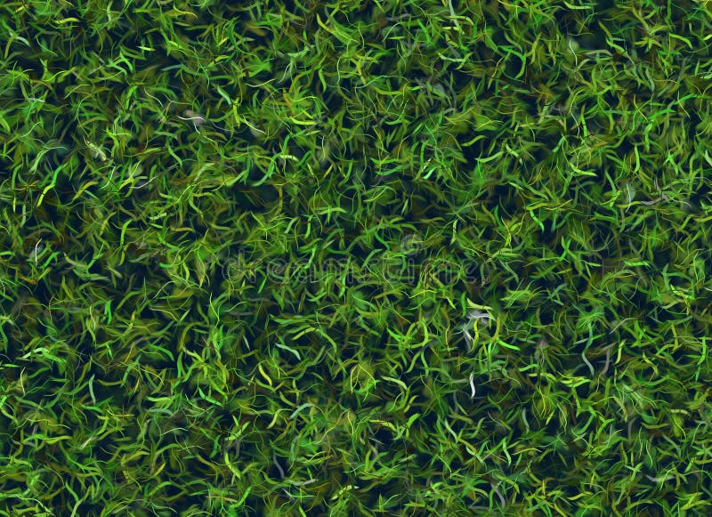 Lush Green Grass Texture Backgrounds Stock Illustration - Illustration ...