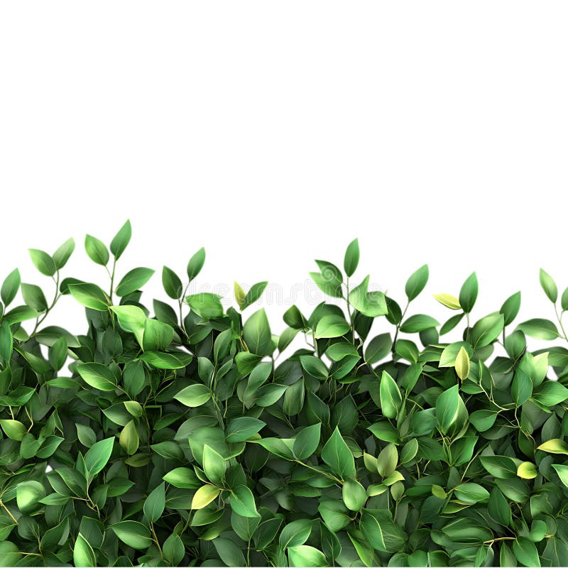 Lush Green Hedge Perfect for Landscaping Designs on Transparent ...