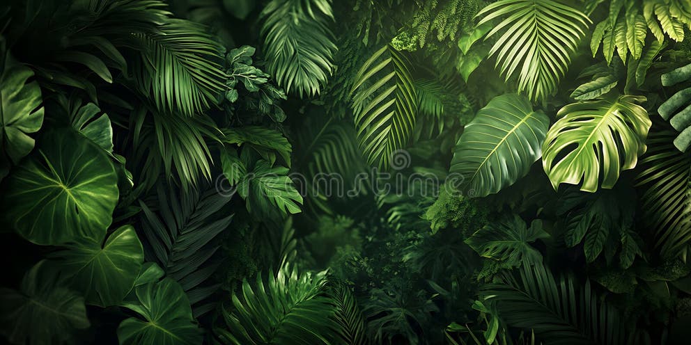 Lush Green Rainforest Canopy HighResolution Nature Background Image ...