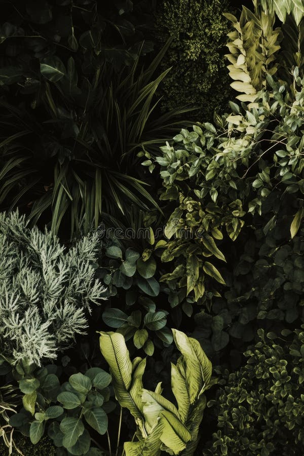Lush Greenery: Vibrant Foliage and Leafy Texture for Modern Nature ...