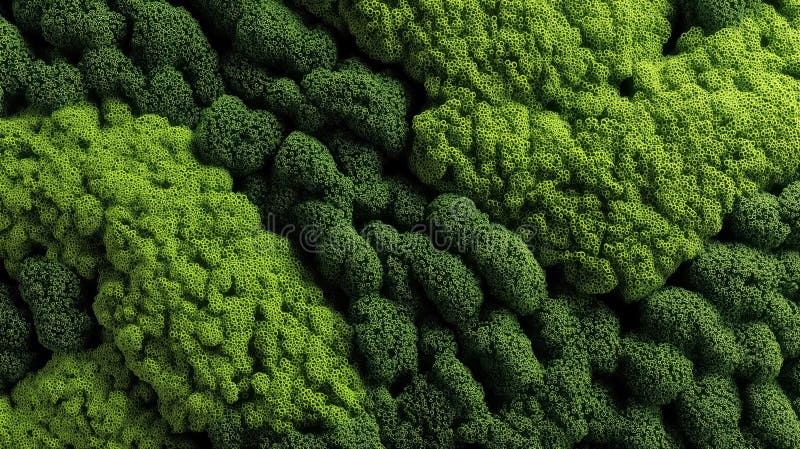 Lush Moss Coverage stock illustration. Illustration of green - 383794425