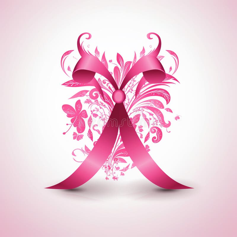 Lush Pink Ribbon for Elegant and Sophisticated Design Stock ...