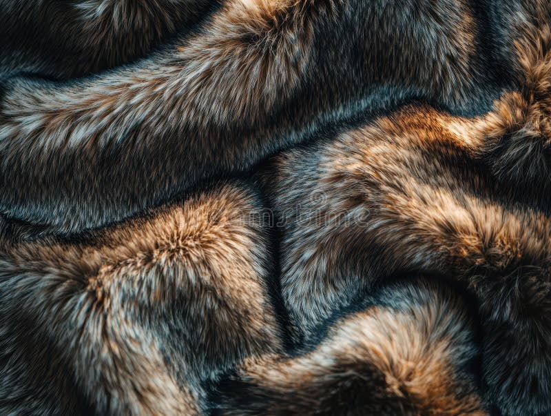 Lush Textures of Soft Fluffy Fabric Stock Illustration - Illustration ...