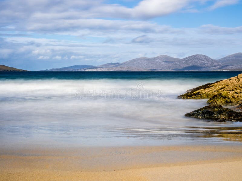 Luskentyre foto de stock. Imagem de praia, exterior, hebridas - 60770026