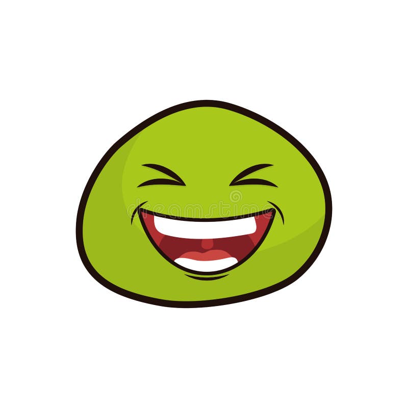 Lustige Emoticonkarikatur stock abbildung. Illustration von mann - 86182501