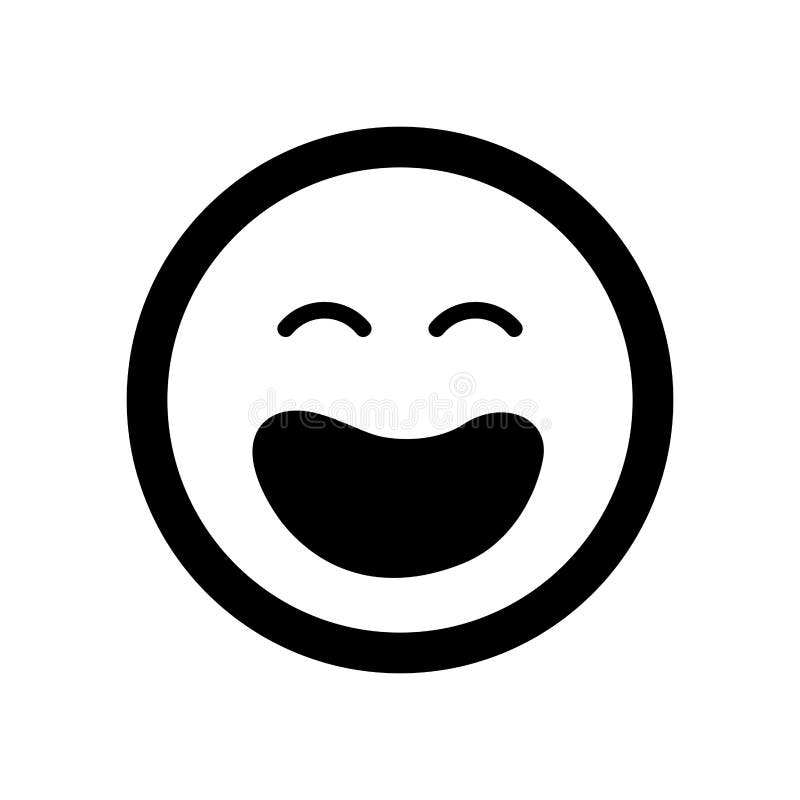 Lustige Emoticonkarikatur stock abbildung. Illustration von geschäft ...