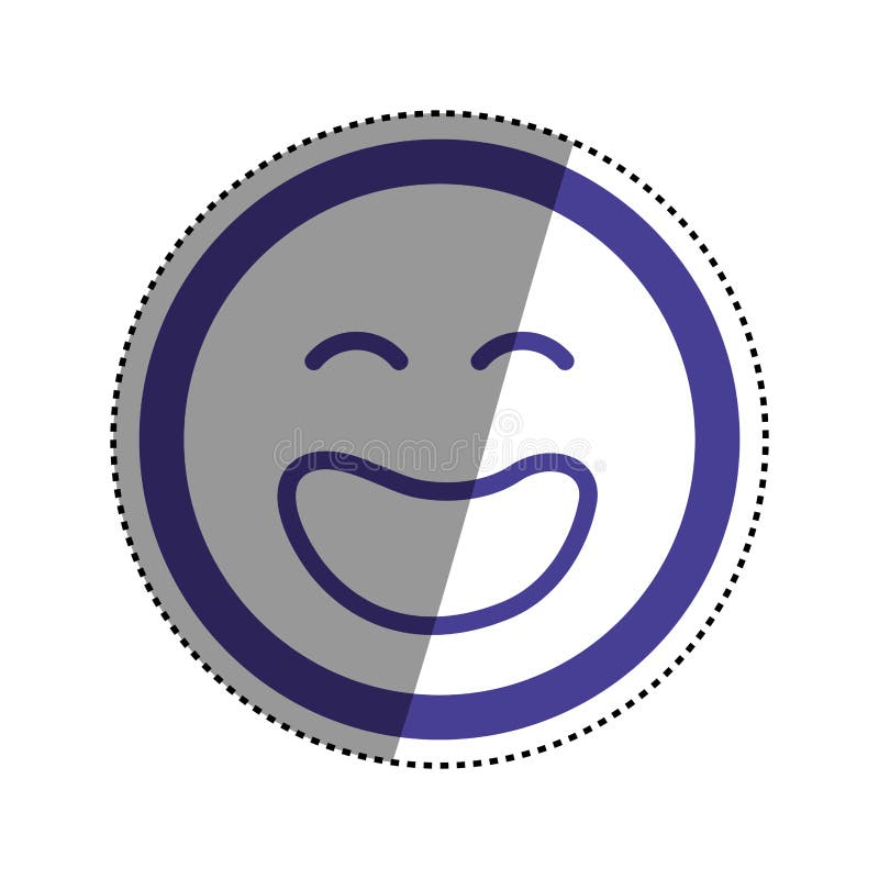 Lustige Emoticonkarikatur stock abbildung. Illustration von bild - 86183616