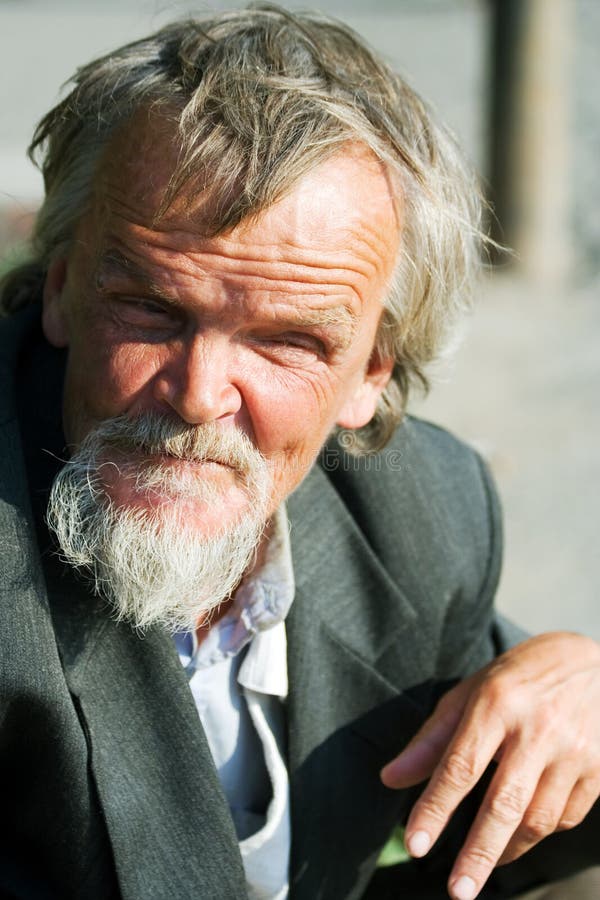 Lustiger alter Mann. stockbild. Bild von lustig, menschlich - 7390729