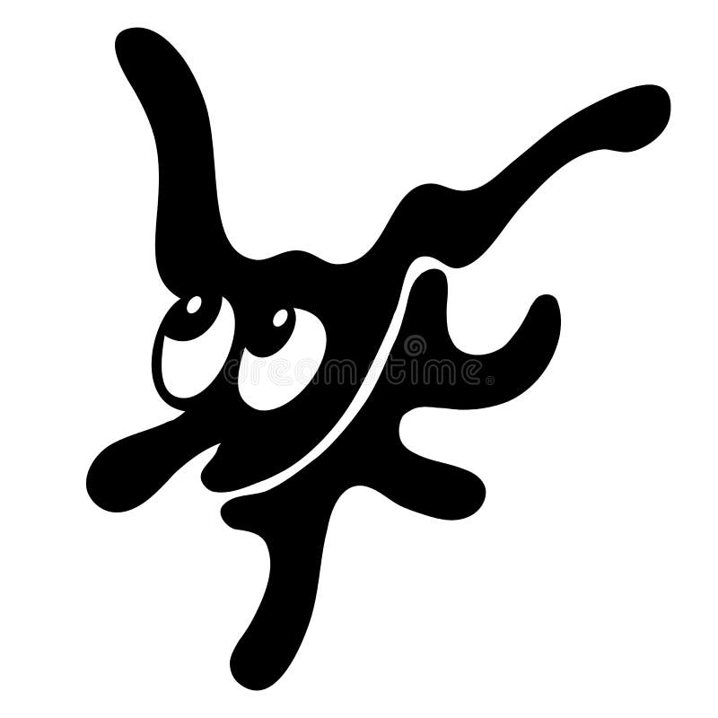 Lustiger Fleck Der Karikatur Vektor Abbildung - Illustration von ...