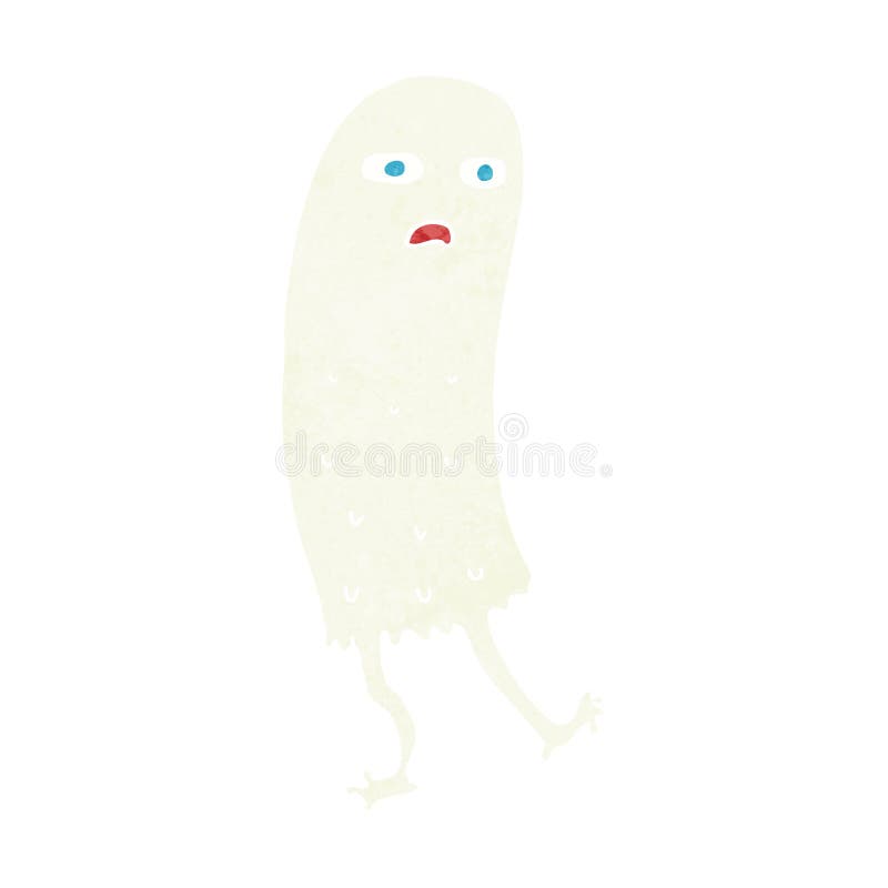 Lustiger Geist Der Karikatur Stock Abbildung - Illustration von ...