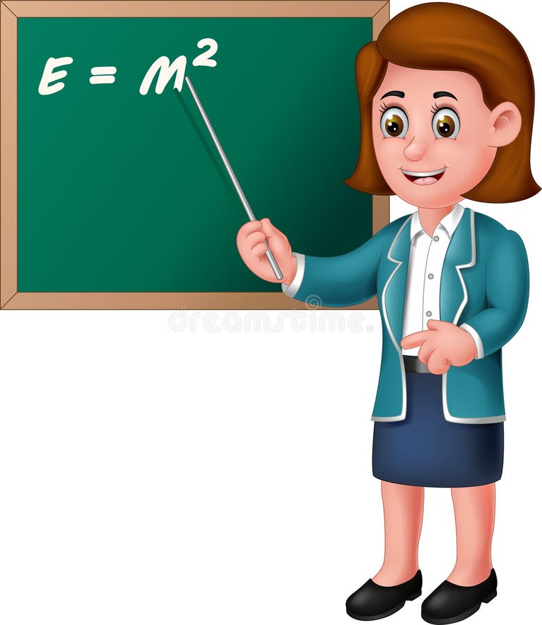 Lustiger Lehrer Bunte Grafische Abbildung Beruf-Reihe Vektor Abbildung ...