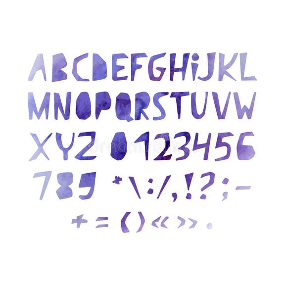 Lustiges Alphabet Vektor ABC Vektor Abbildung - Illustration von ...