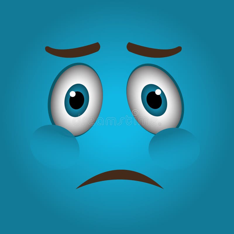 Lustiges Emoticonkarikaturdesign Vektor Abbildung - Illustration von ...