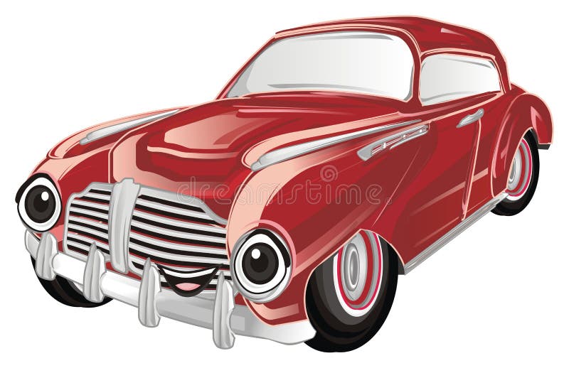 Lustiges Rotes Auto Stock Illustrationen, Vektoren, & Kliparts - 84 ...