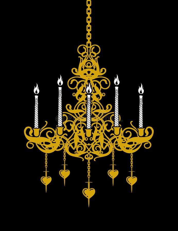 Lustres et Lampes illustration de vecteur. Illustration du classique ...