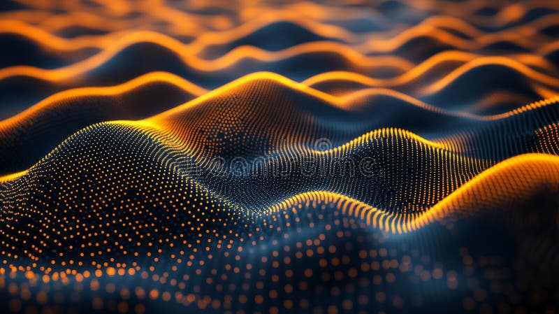 Lustrous Golden Spots Shaping an Opulent Pattern on a Dark Canvas Stock ...