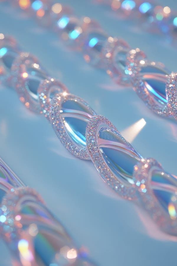 Lustrous See-through Waves with Captivating Holographic Effects that ...