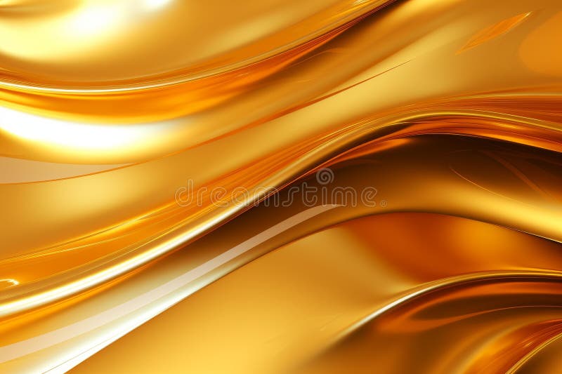 Lustrous Shiny Golden Texture. Generate Ai Stock Illustration ...
