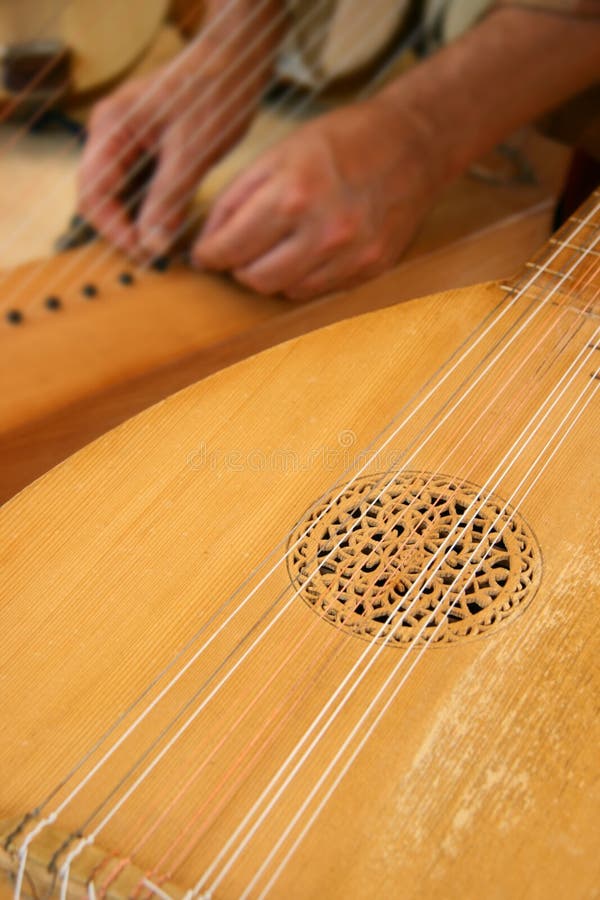 Lute stock image. Image of lute, background, work, isolated - 50204057