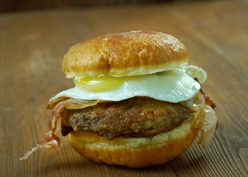 Luther Burger stock image. Image of burgers, american - 82934963